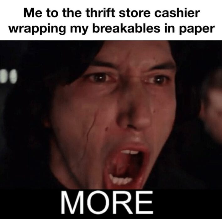 37 Funniest Thrifting Memes For Vintage Addicts And Bargain Goblins