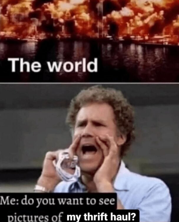 37 Funniest Thrifting Memes For Vintage Addicts And Bargain Goblins