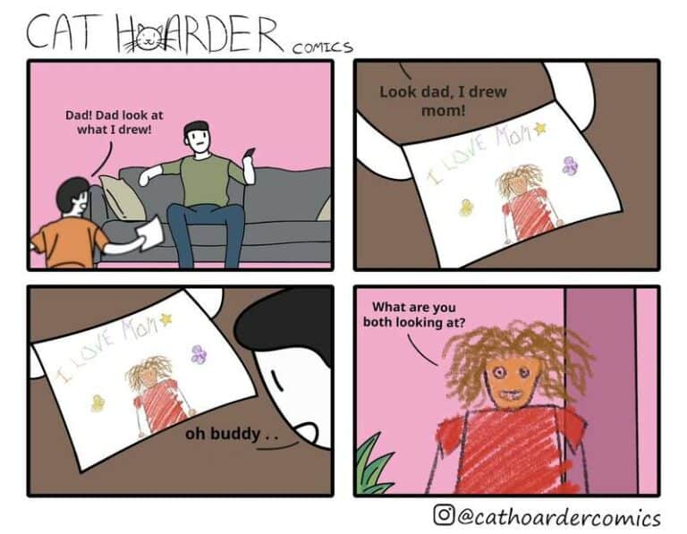 30 Relatable "Cat Hoarder Comics" With Hilarious Twist Endings