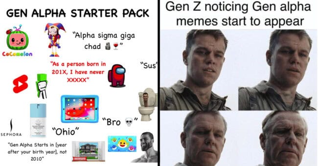 30 Funny Gen Alpha Memes That Perfectly Capture The Chaos Of Growing Up ...