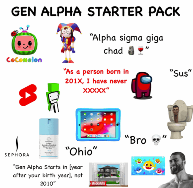 30 Funny Gen Alpha Memes That Perfectly Capture The Chaos Of Growing Up ...