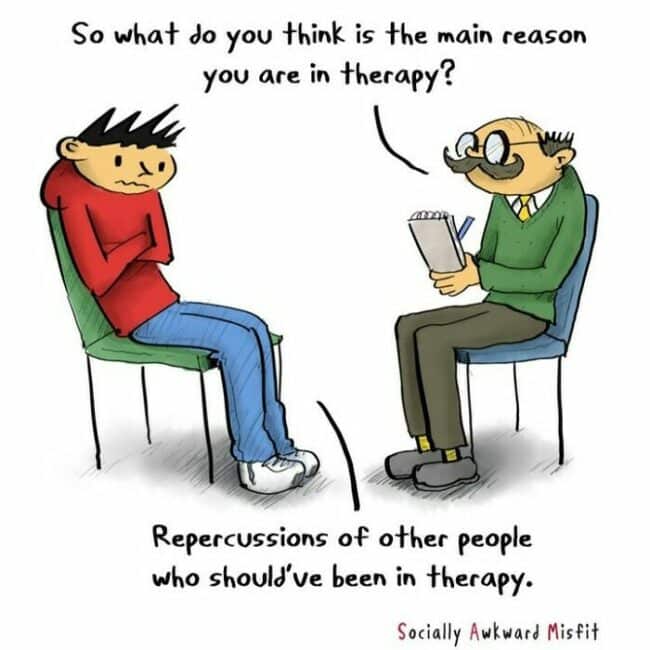 25+ Funny Introvert Comics From Socially Awkward Cartoonist Ross Hendrick