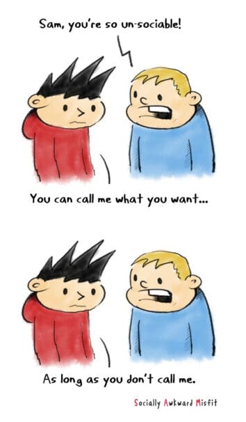 25+ Funny Introvert Comics From Socially Awkward Cartoonist Ross Hendrick