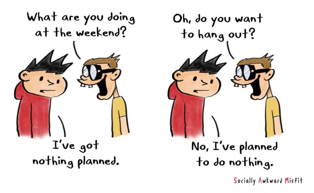 25+ Funny Introvert Comics From Socially Awkward Cartoonist Ross Hendrick
