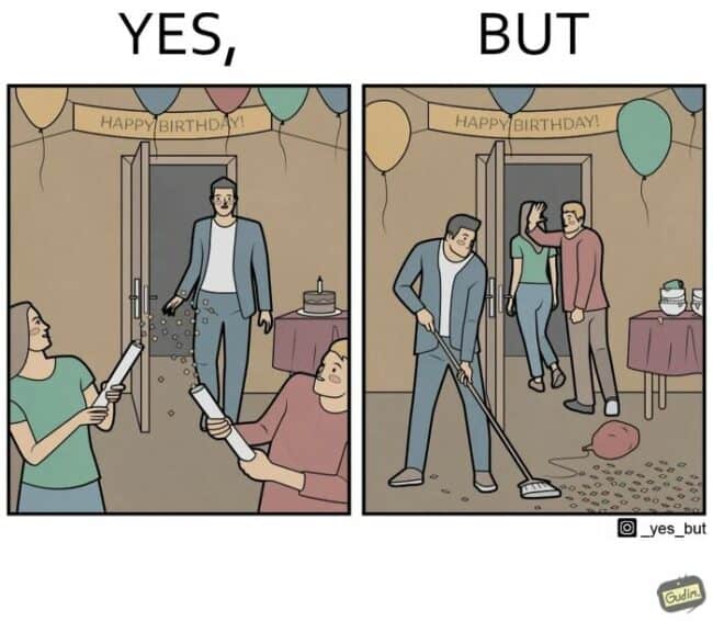 40 Funny “Yes, But” Comics That Show Life’s Hilarious Contradictions ...