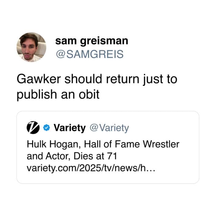 20 Funniest Tweets About To Hulk Hogan’s Death