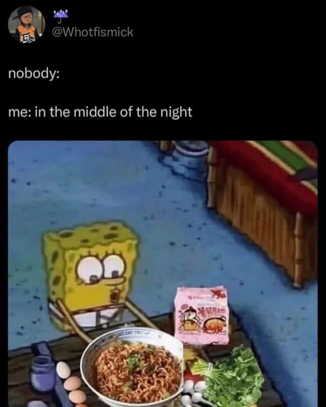 20 Instant Ramen Memes About The GOAT On The Struggle Meal Mt Rushmore