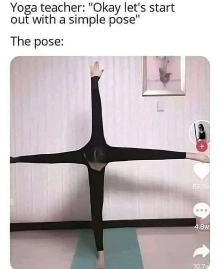 35 Funny Yoga Memes That’ll Leave Your Chakras Shook And Your Core Sore ...