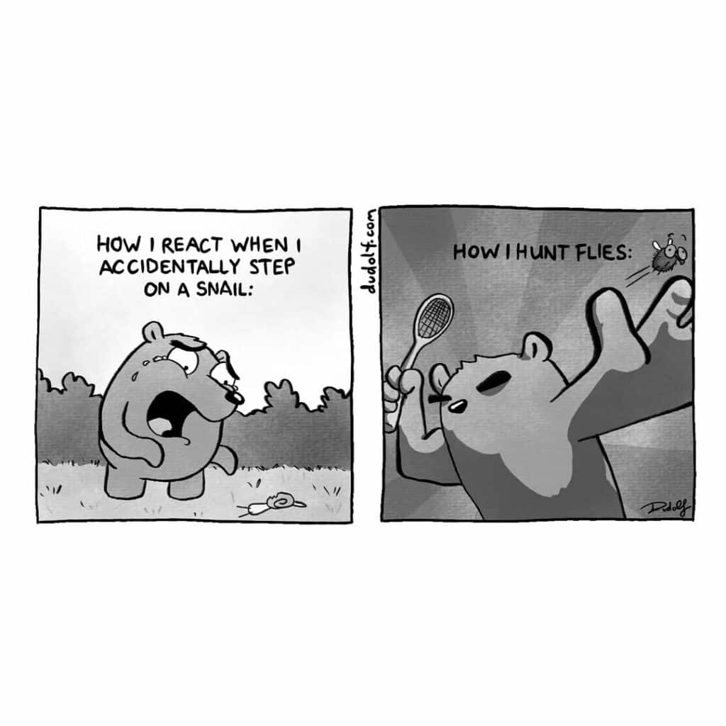 30 Clever Comics With Unexpected Twists From Cartoonist Dudolf