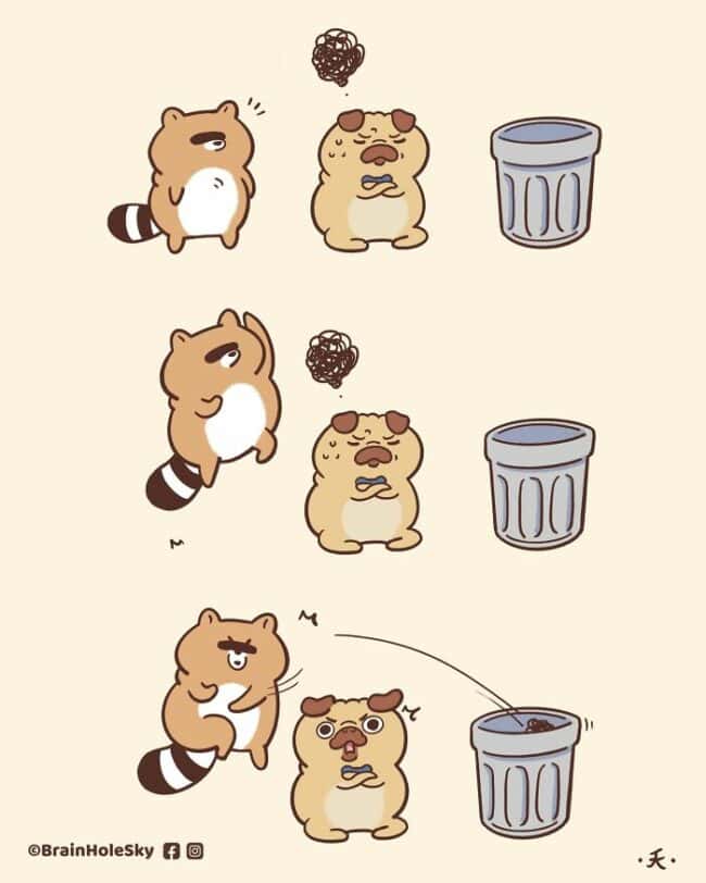 35 Cute Animal Comics From The Hilarious BrainHoleSky
