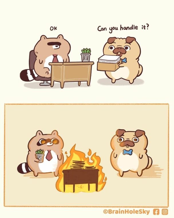 35 Cute Animal Comics From The Hilarious BrainHoleSky
