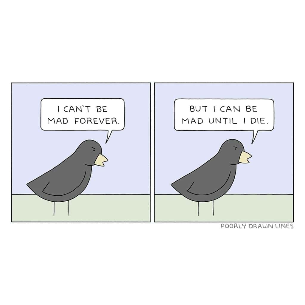 35 Dark And Silly Comics With Twisted Animals From Poorly Drawn Lines