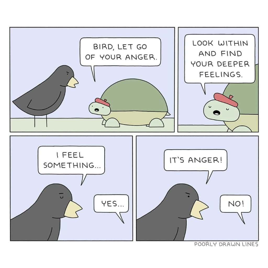 35 Dark And Silly Comics With Twisted Animals From Poorly Drawn Lines