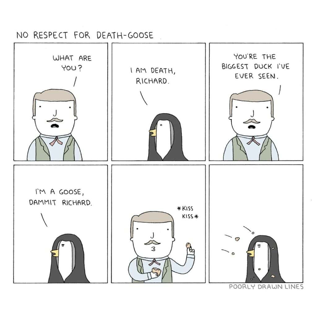 35 Dark And Silly Comics With Twisted Animals From Poorly Drawn Lines