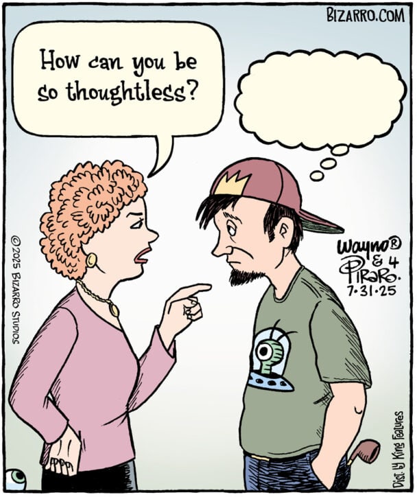 35 'Out There' Comics From Award Winning Bizarro Cartoonist Wayno