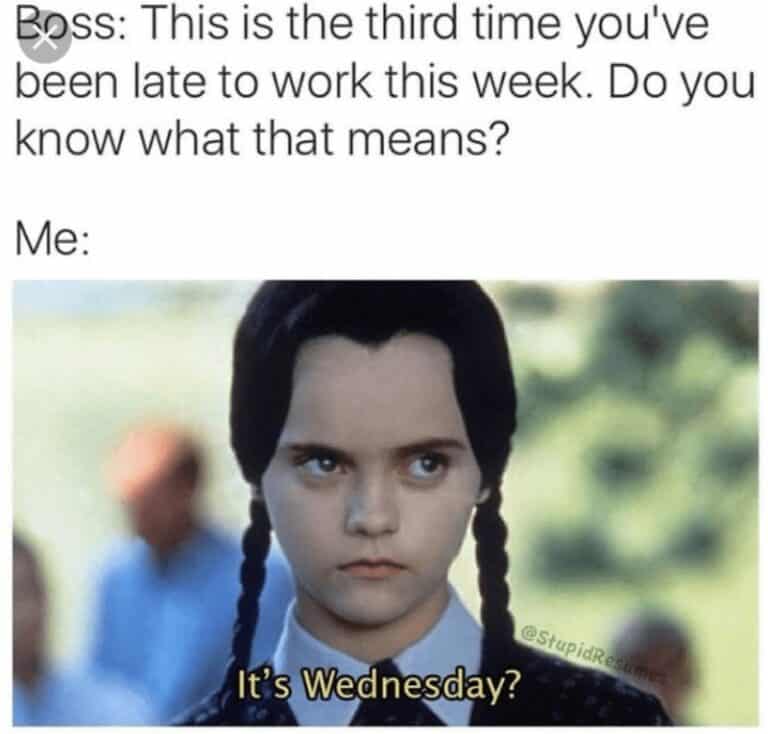 30 Funny Wednesday Addams Memes To Get You In A Dark Headspace
