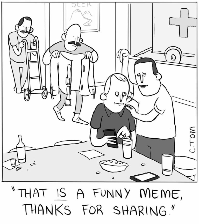 30 Witty Comics From New Yorker Cartoonist Colin Tom