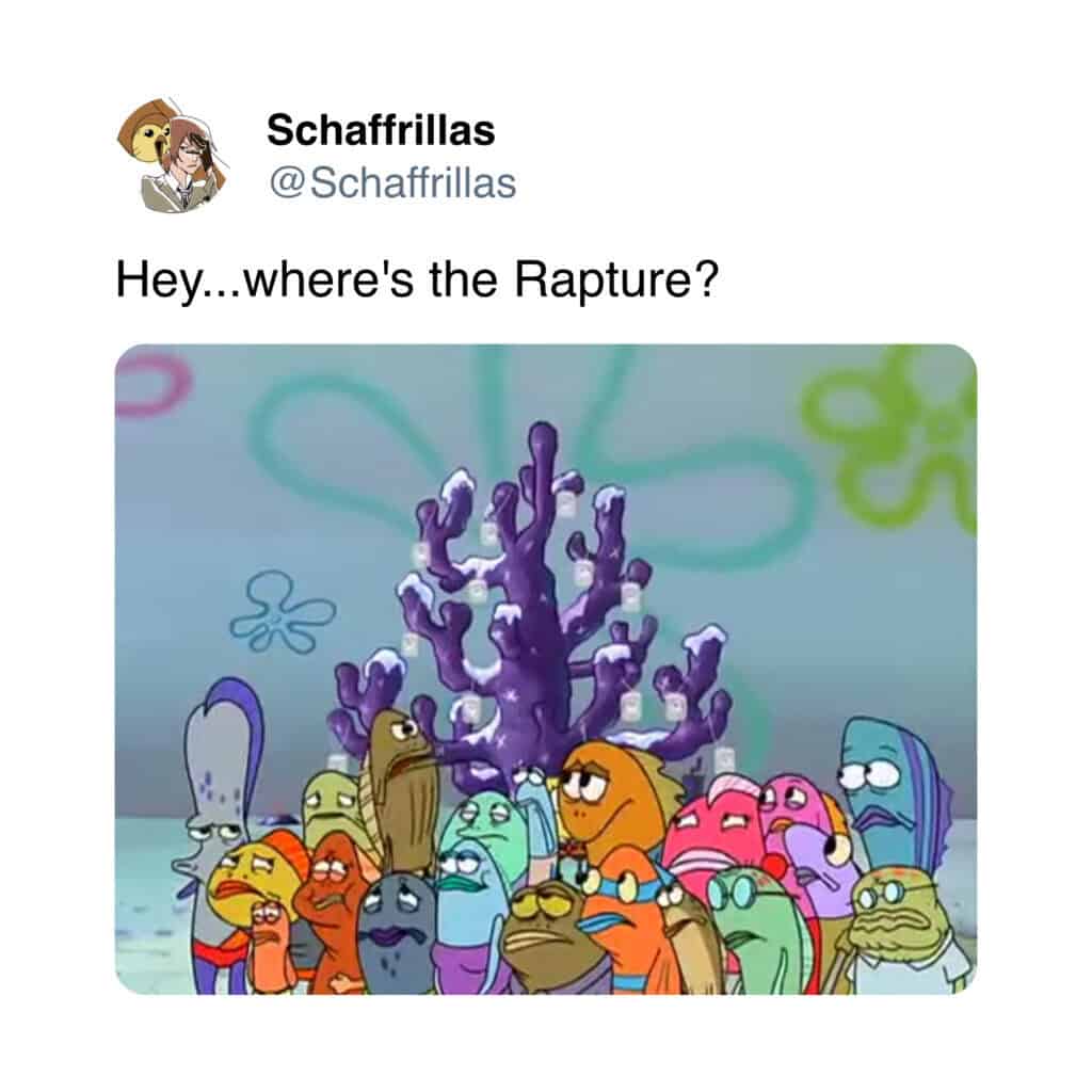 20+ Funniest Memes About Surviving The 2025 Rapture That Came And Went ...