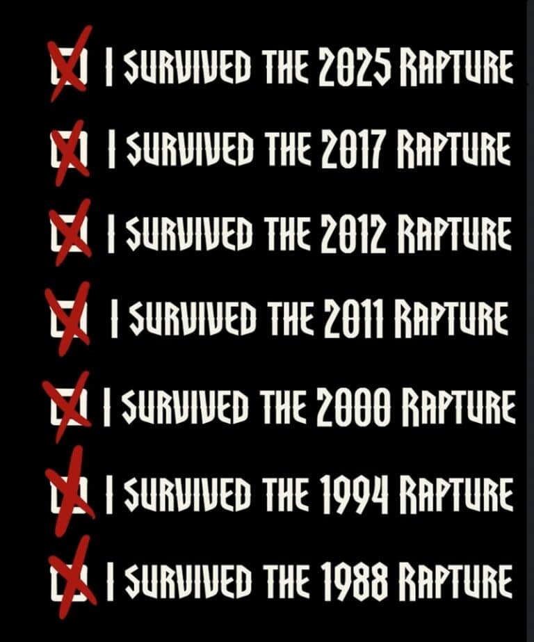 20+ Funniest Memes About Surviving The 2025 Rapture That Came And Went ...