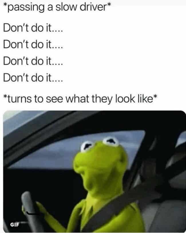 30 Funniest Memes About Traffic For Commuters Stuck Behind The Slow Car ...