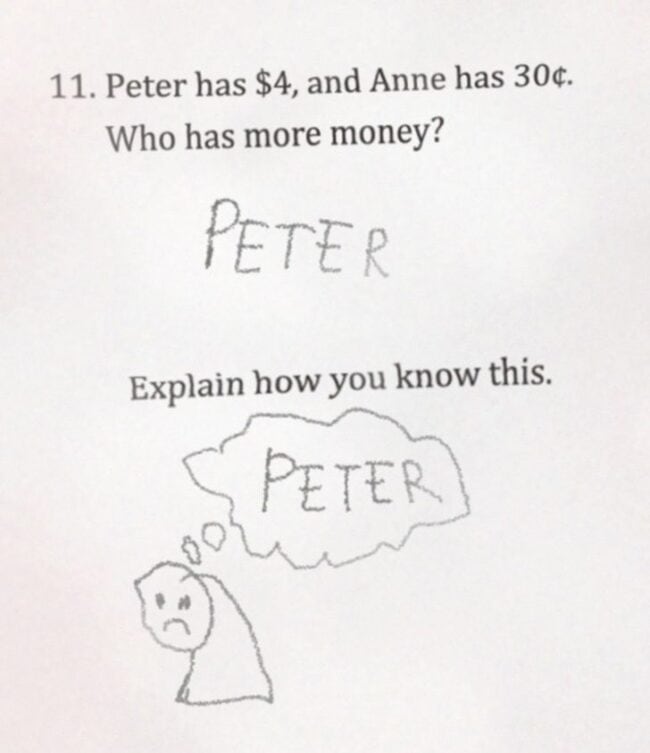 30 Funniest Kids Test Answers That Are Wrong In All The Hilarious Ways