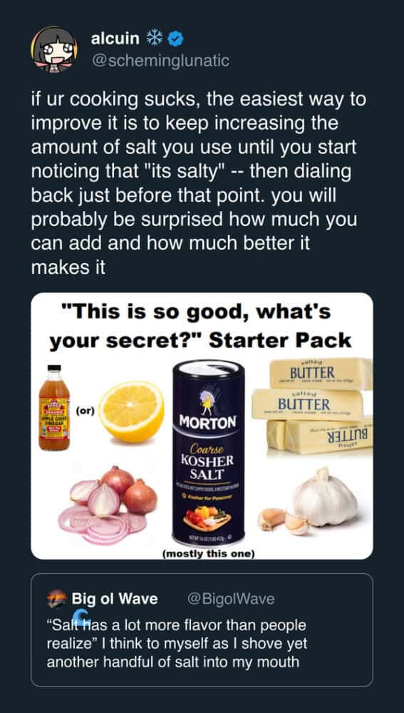 30 Funny Memes About Salt That'll Leave You Thirsty For More