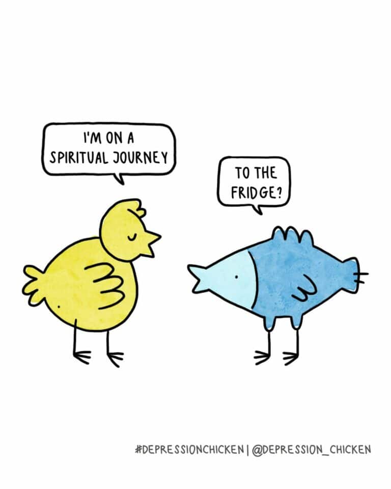 30 Hilariously Dark Comics About Mental Health From Depression Chicken