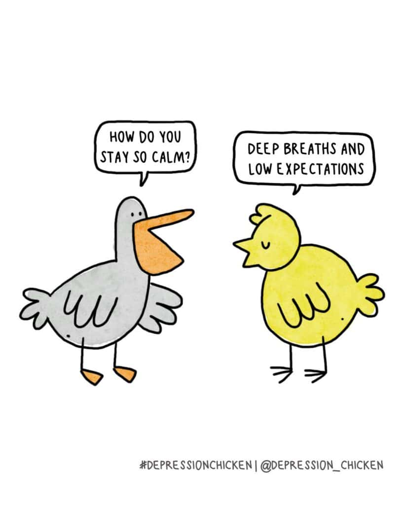 30 Hilariously Dark Comics About Mental Health From Depression Chicken