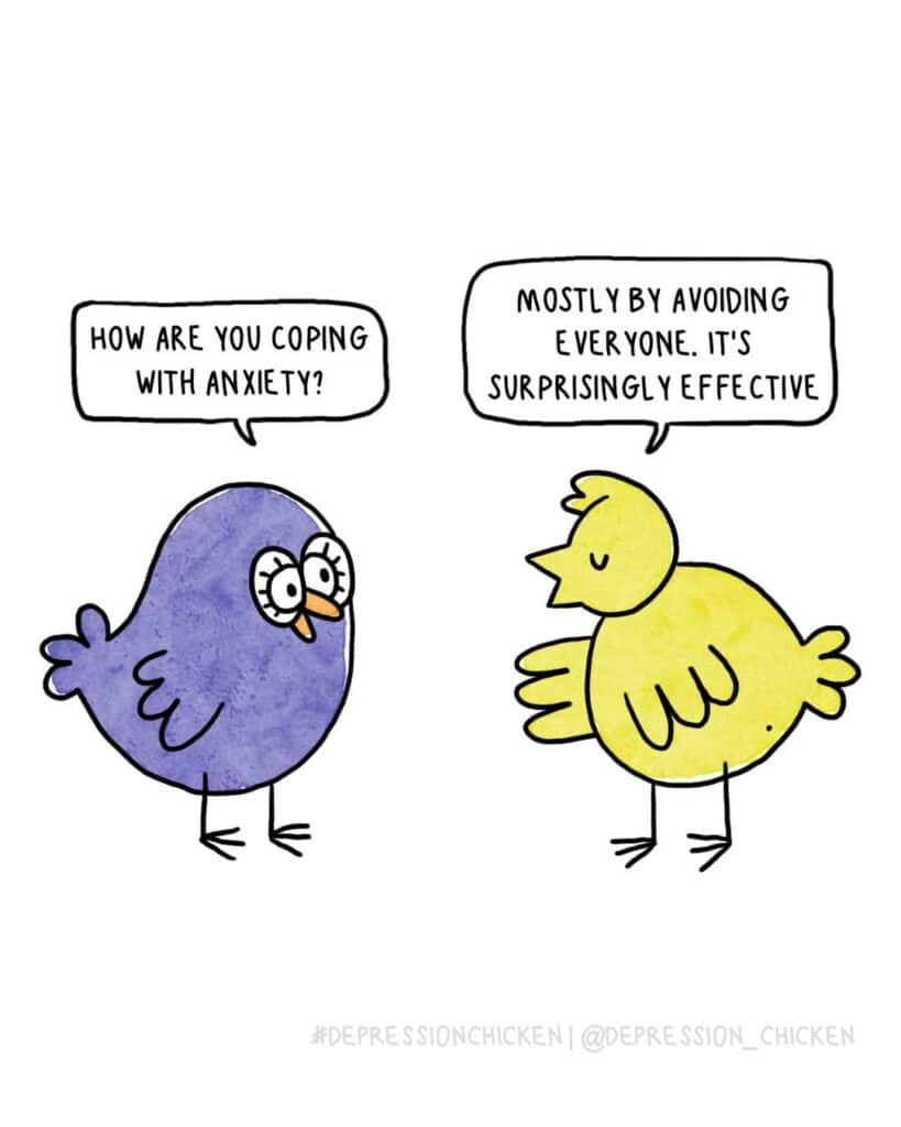 30 Hilariously Dark Comics About Mental Health From Depression Chicken