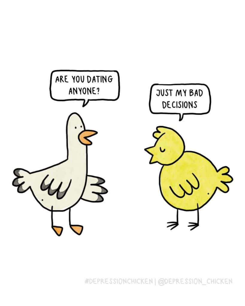 30 Hilariously Dark Comics About Mental Health From Depression Chicken