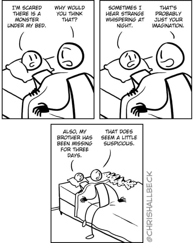 30 Silly Minimalist Comics From Cartoonist Chris Hallbeck