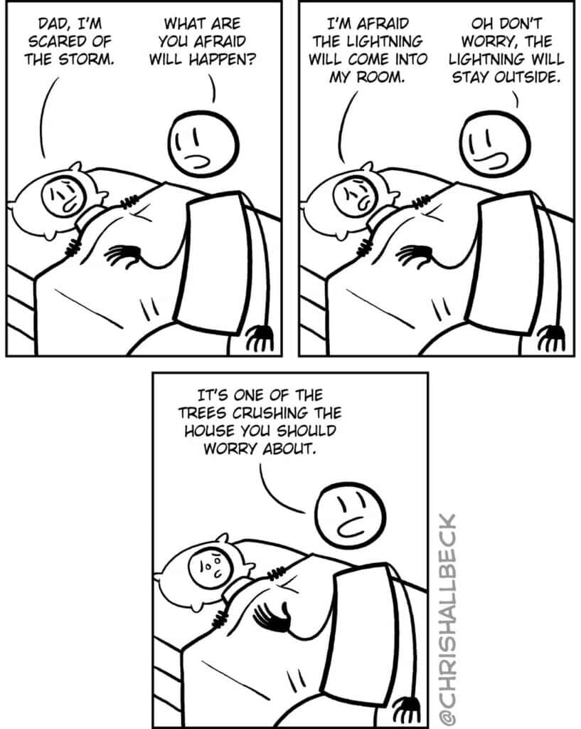 30 Silly Minimalist Comics From Cartoonist Chris Hallbeck