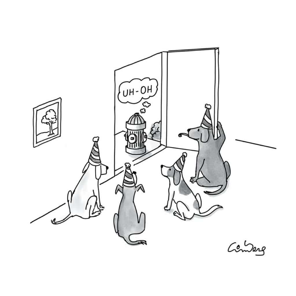 30 Witty Comics From New Yorker Cartoonist David Gomberg
