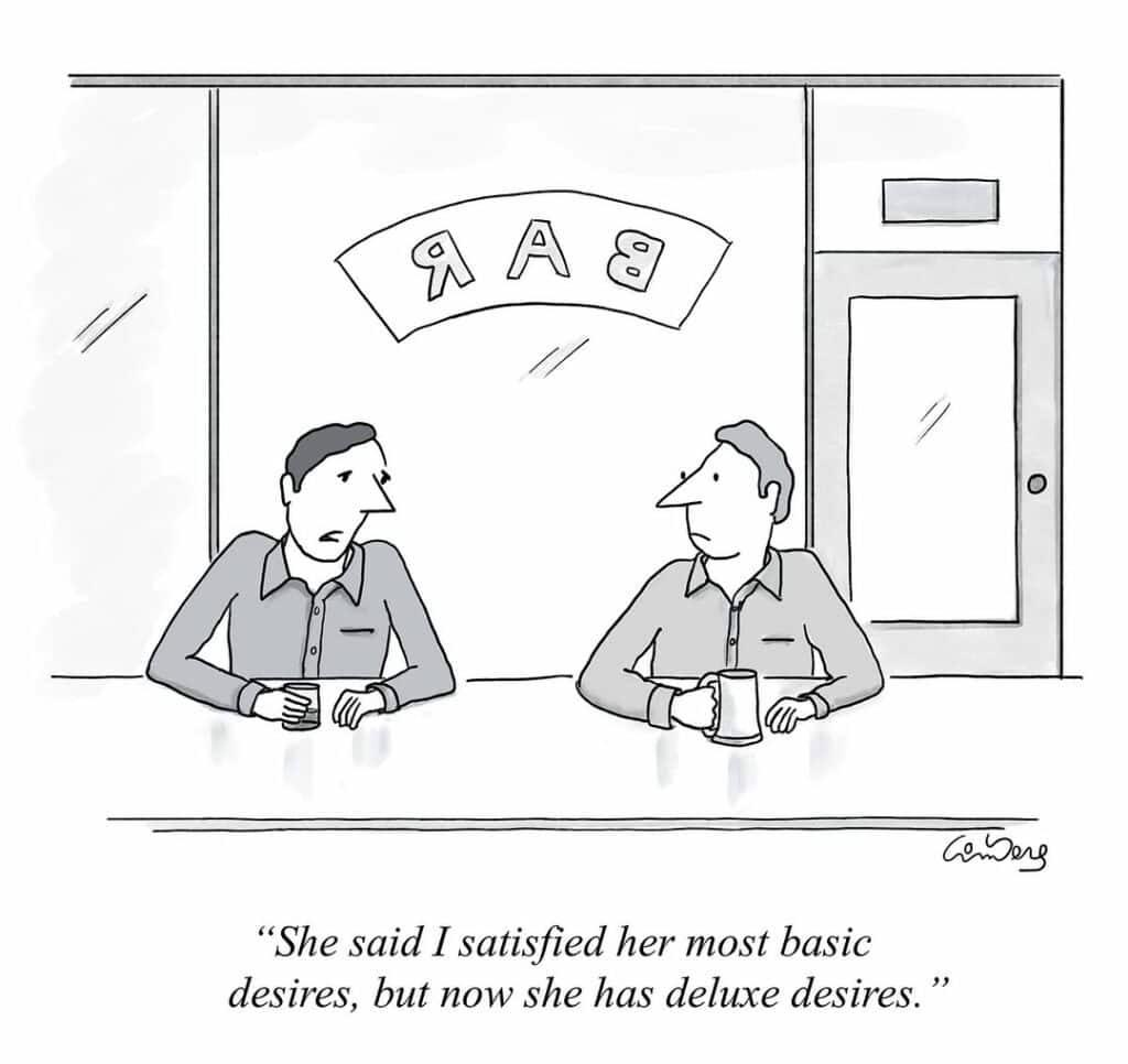 30 Witty Comics From New Yorker Cartoonist David Gomberg