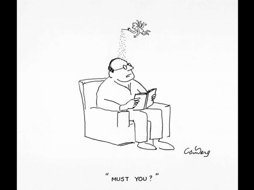 30 Witty Comics From New Yorker Cartoonist David Gomberg