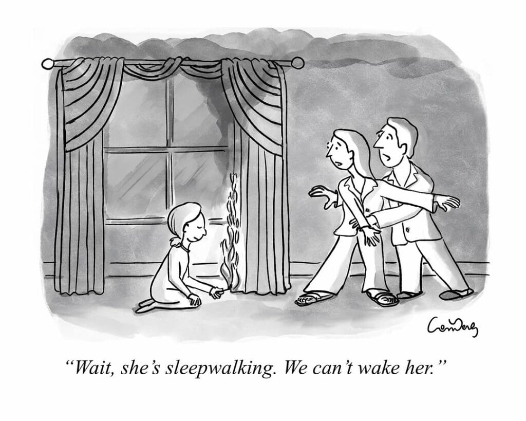 30 Witty Comics From New Yorker Cartoonist David Gomberg