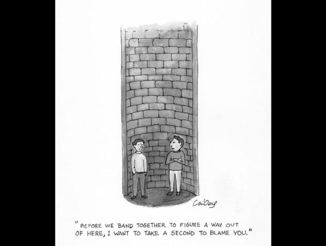 30 Witty Comics From New Yorker Cartoonist David Gomberg