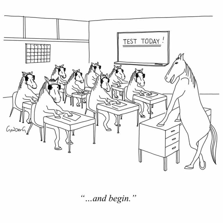 30 Witty Comics From New Yorker Cartoonist David Gomberg