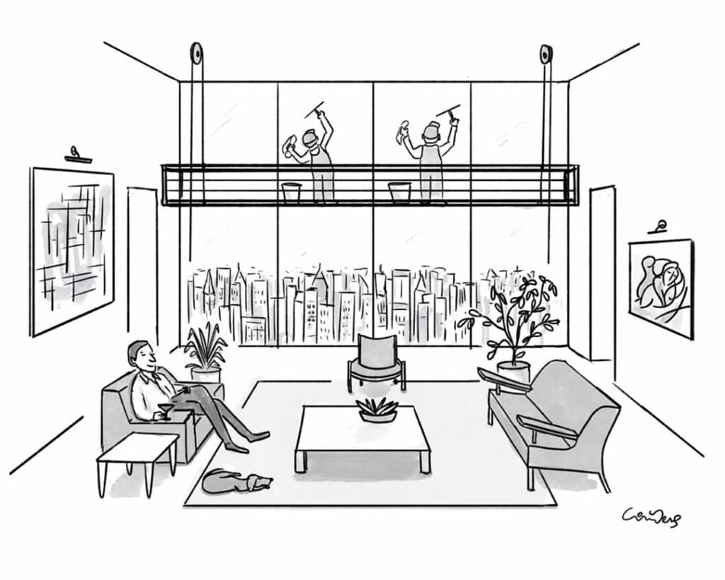 30 Witty Comics From New Yorker Cartoonist David Gomberg