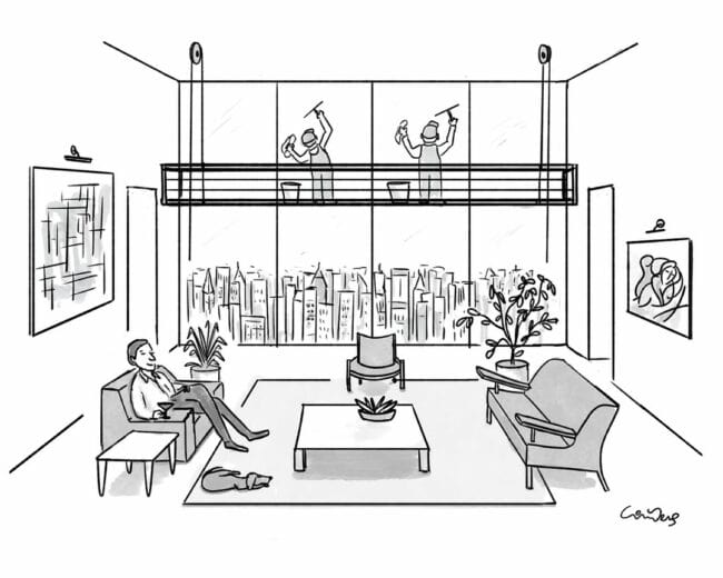 30 Witty Comics From New Yorker Cartoonist David Gomberg