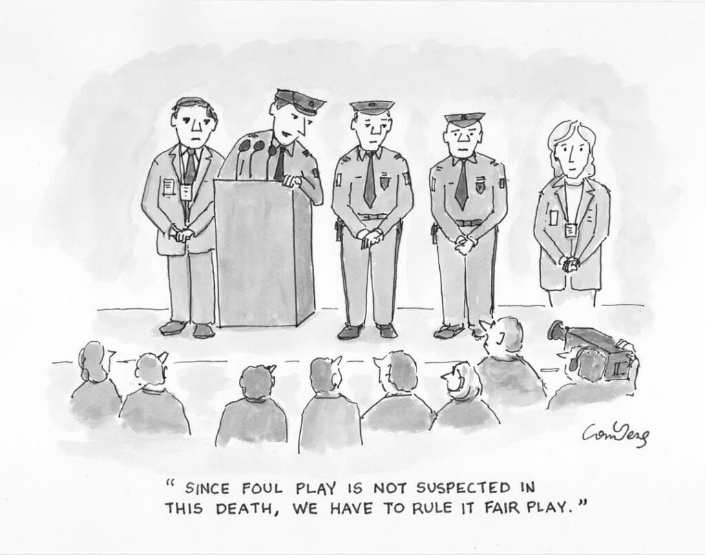 30 Witty Comics From New Yorker Cartoonist David Gomberg