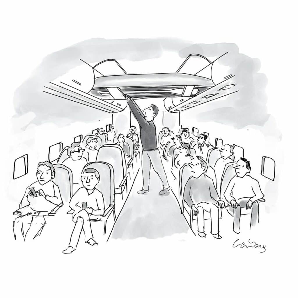 30 Witty Comics From New Yorker Cartoonist David Gomberg