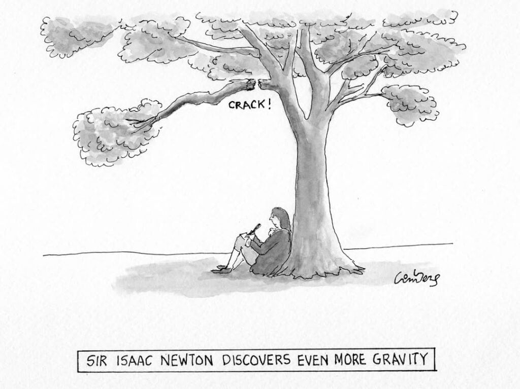 30 Witty Comics From New Yorker Cartoonist David Gomberg