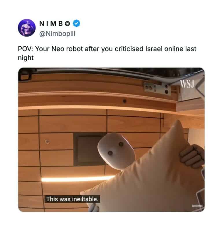 30 Funniest Tweets And Memes About The New NEO Robot
