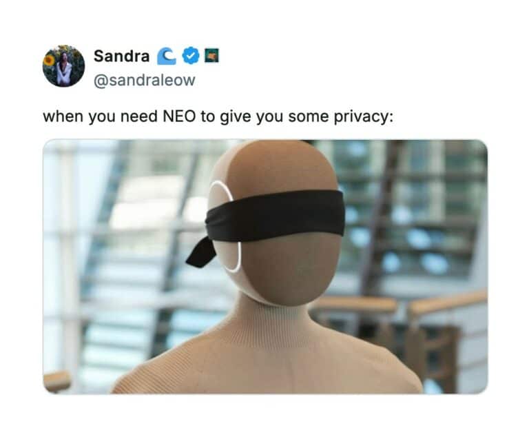 30 Funniest Tweets And Memes About The New NEO Robot