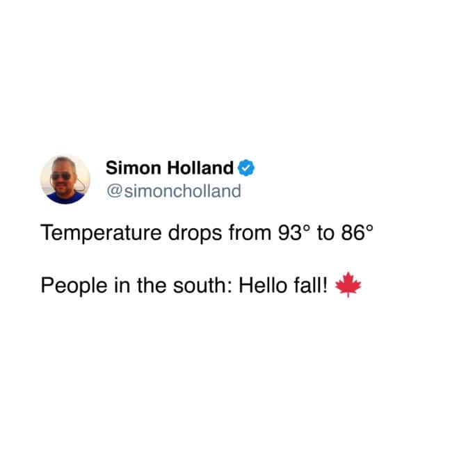 35+ Funniest Tweets From Fall Enthusiasts Excited It's Finally Sweater ...