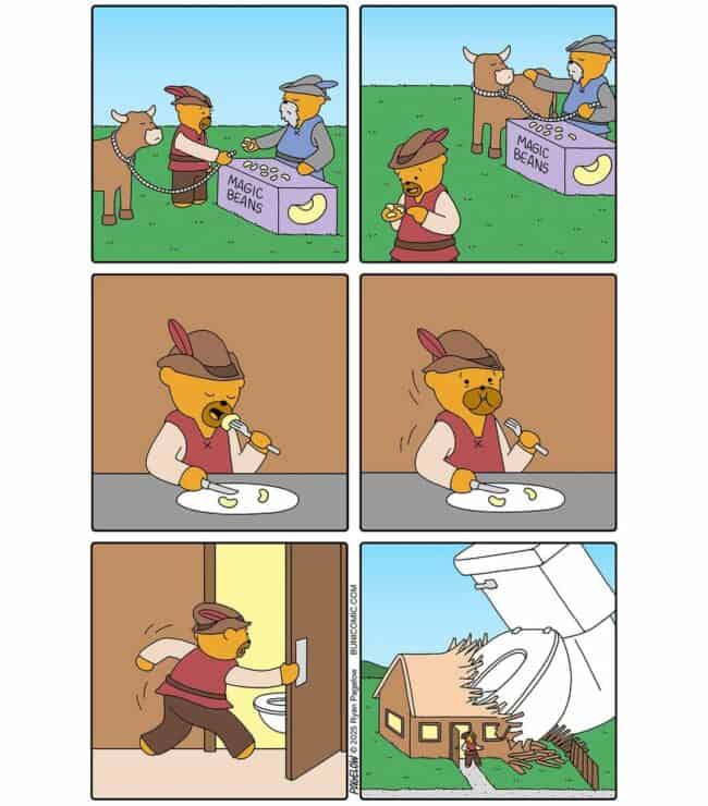 40 Hilarious Twist Ending Cartoons From The Dark Mind Behind Buni Comic