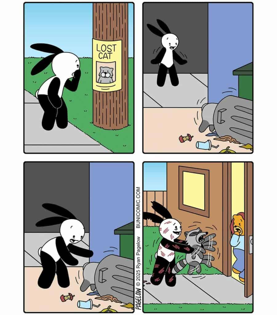 40 Hilarious Twist Ending Cartoons From The Dark Mind Behind Buni Comic