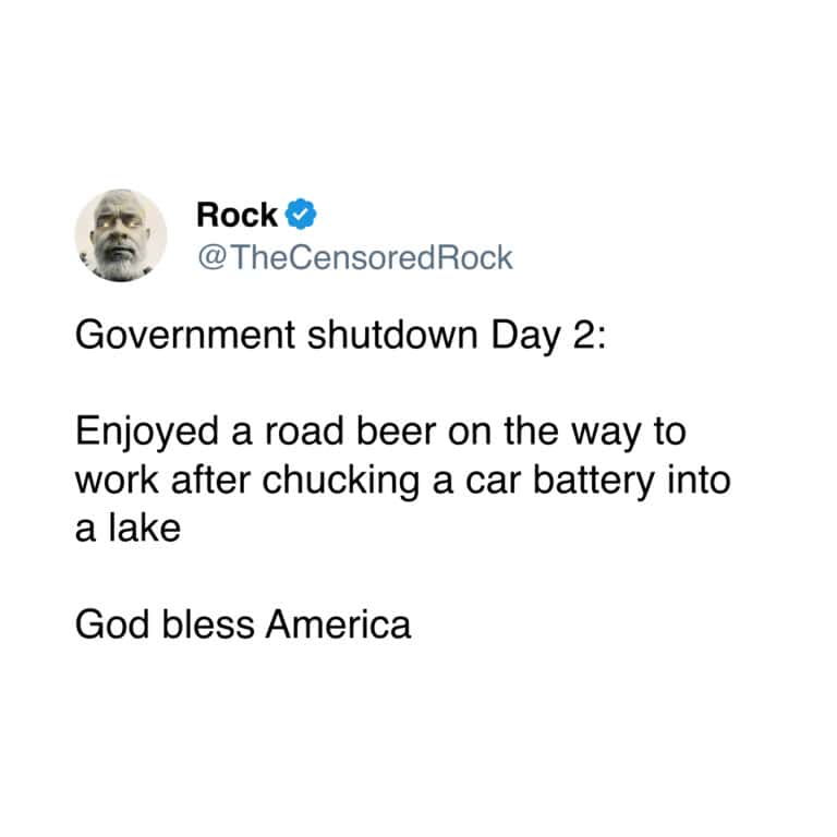 15+ Funniest Memes About The Government Shutdown