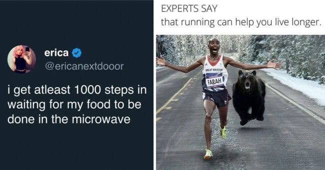 30 Exercise Memes For Walkers And Runners Determined To Hit That Step Goal